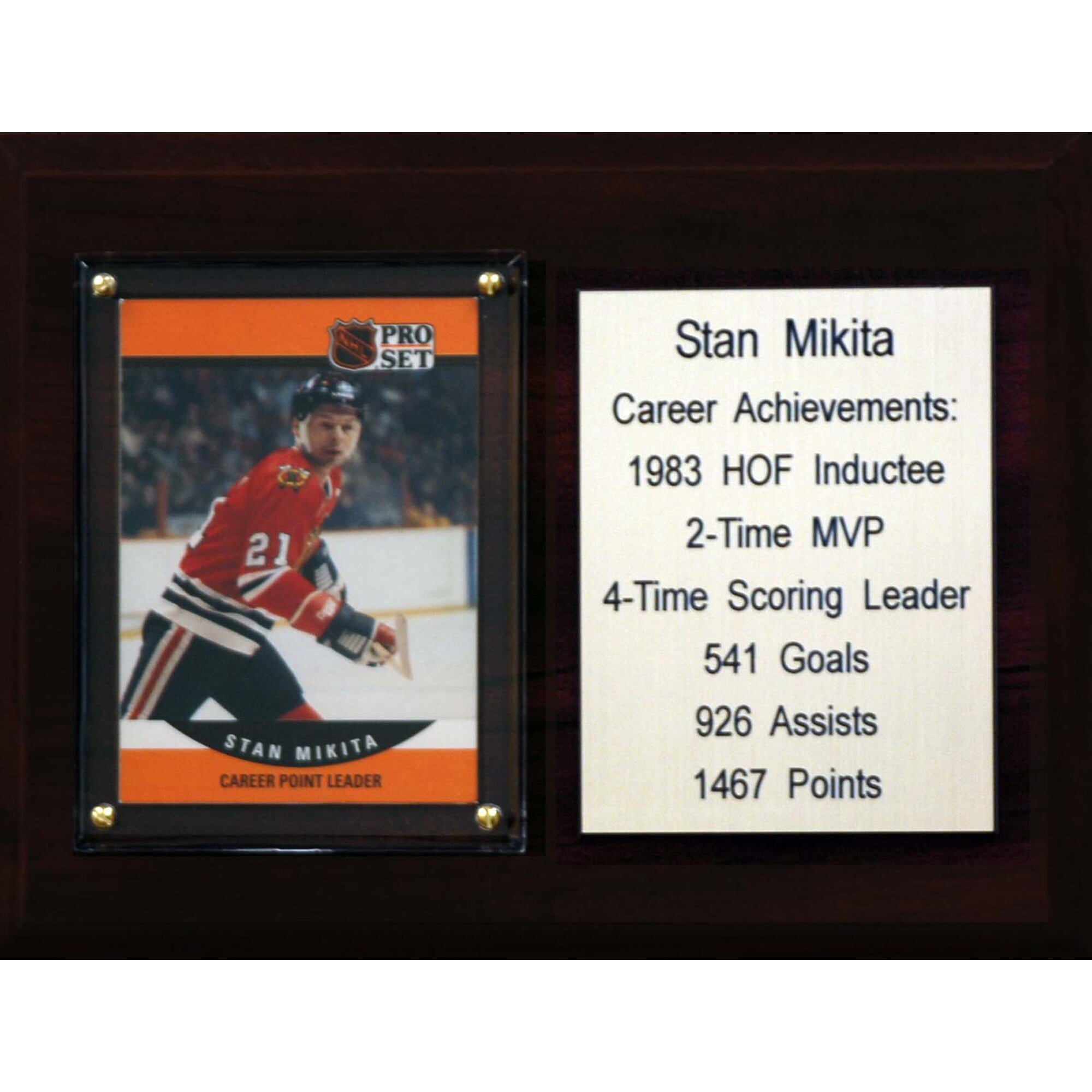Stan Mikita Chicago Blackhawks 6'' x 8'' Plaque - Walmart.com