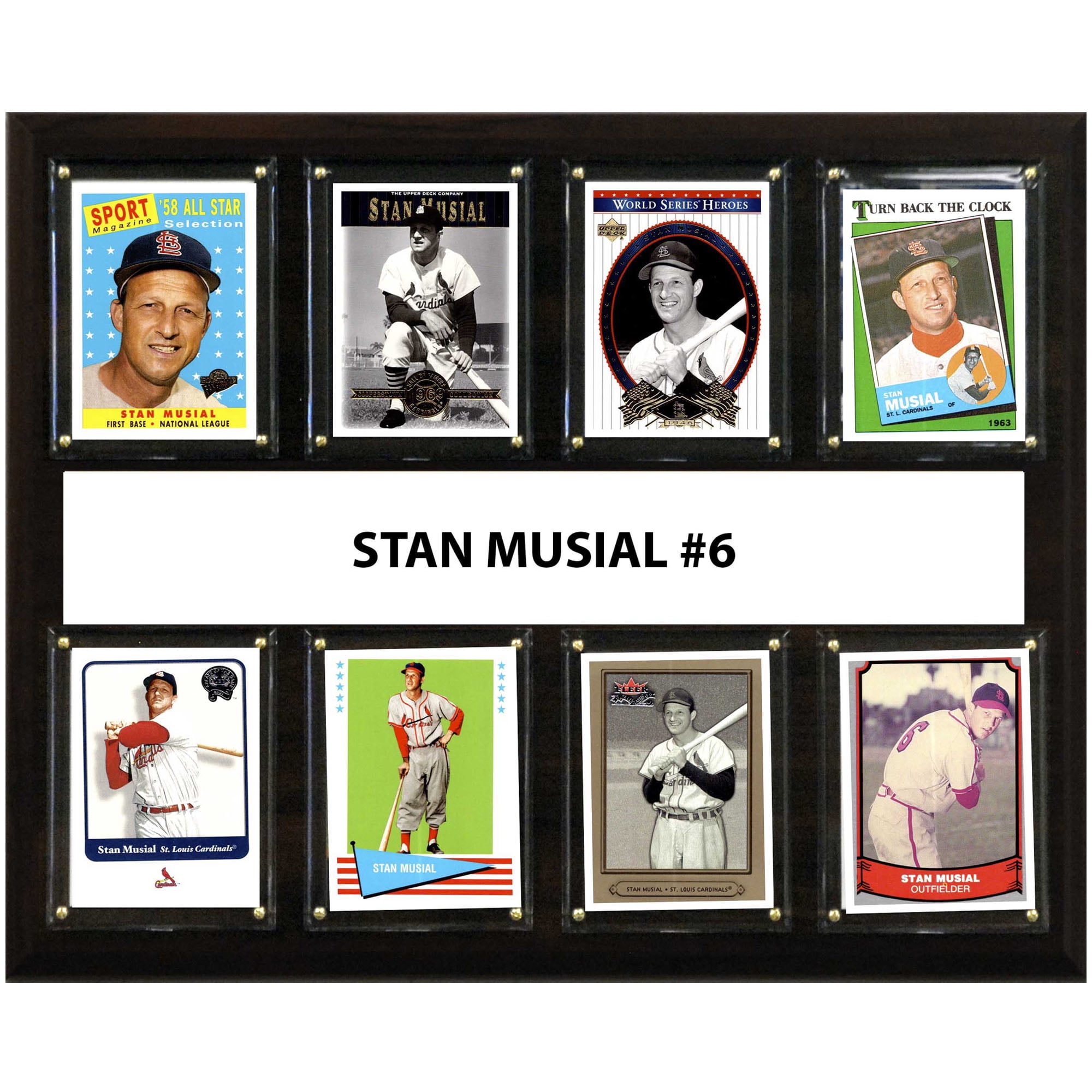 Stan Musial St. Louis Cardinals 12'' x 15'' Plaque - Walmart.com