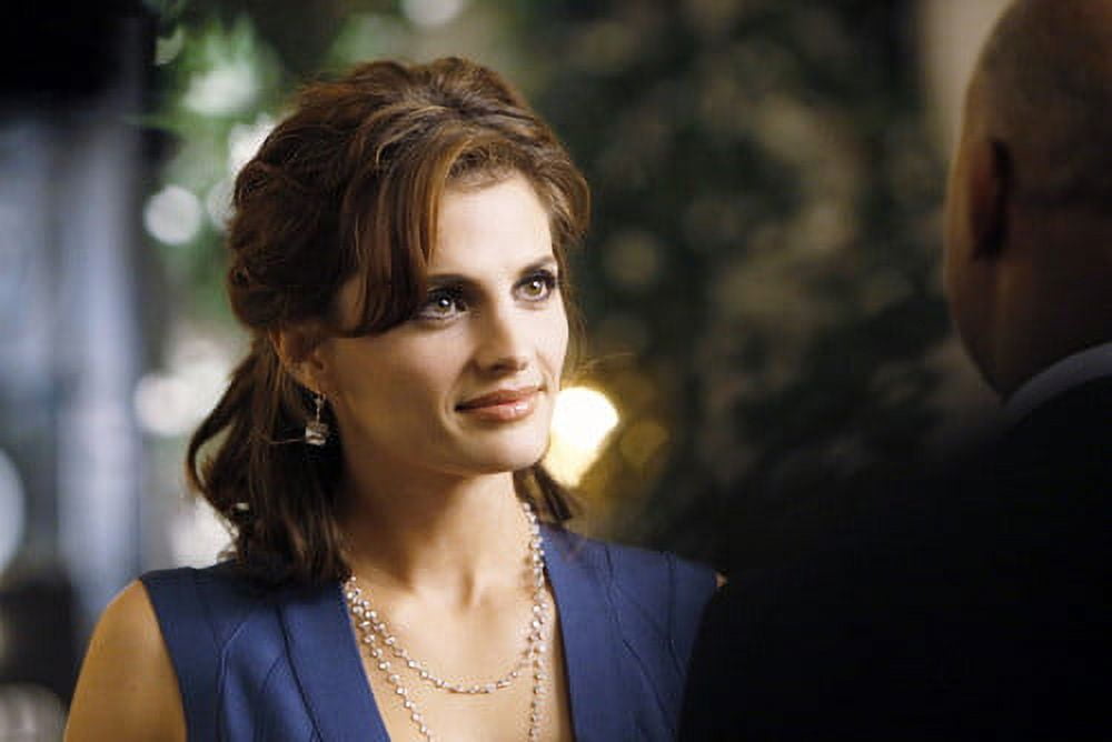 Stana Katic Blue Gown 24X36 Poster - Walmart.com