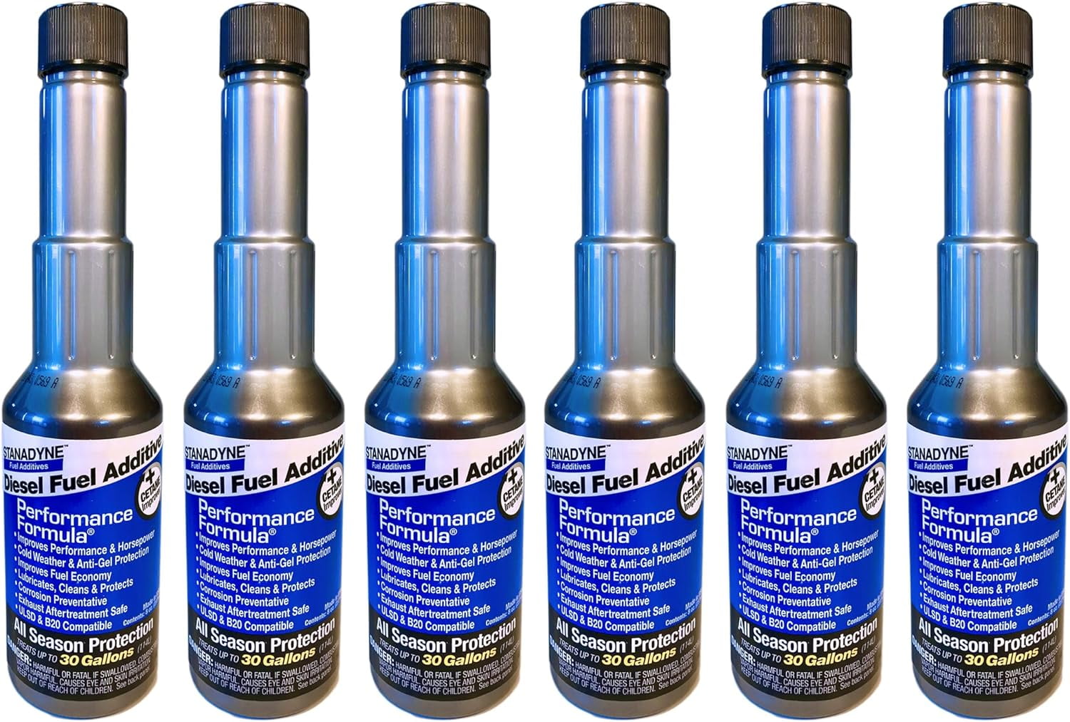 Stanadyne Performance Formula Diesel Fuel Additive - 6 Pack of 1/2 ...