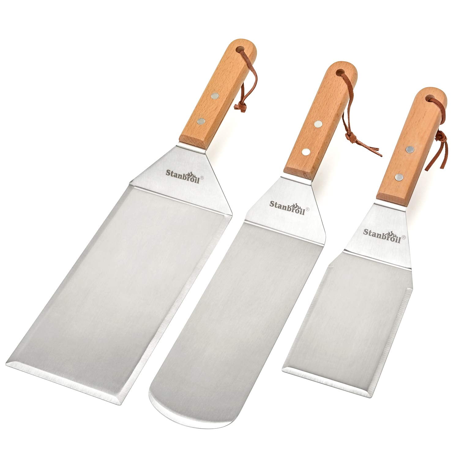 Stanbroil Stainless Steel Spatula Set Tools for Blackstone and Camp ...