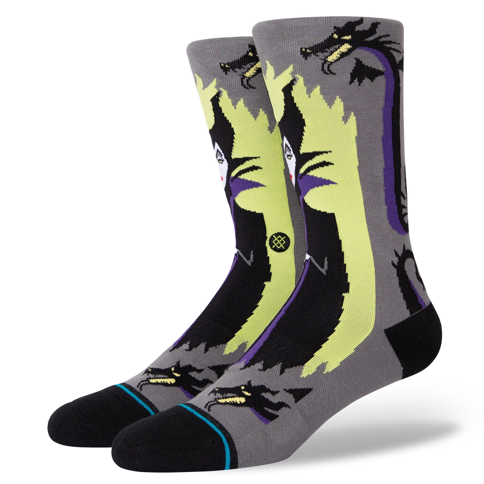 Stance Disney Villains - Sleeping Beauty's Maleficent Crew Socks (M ...