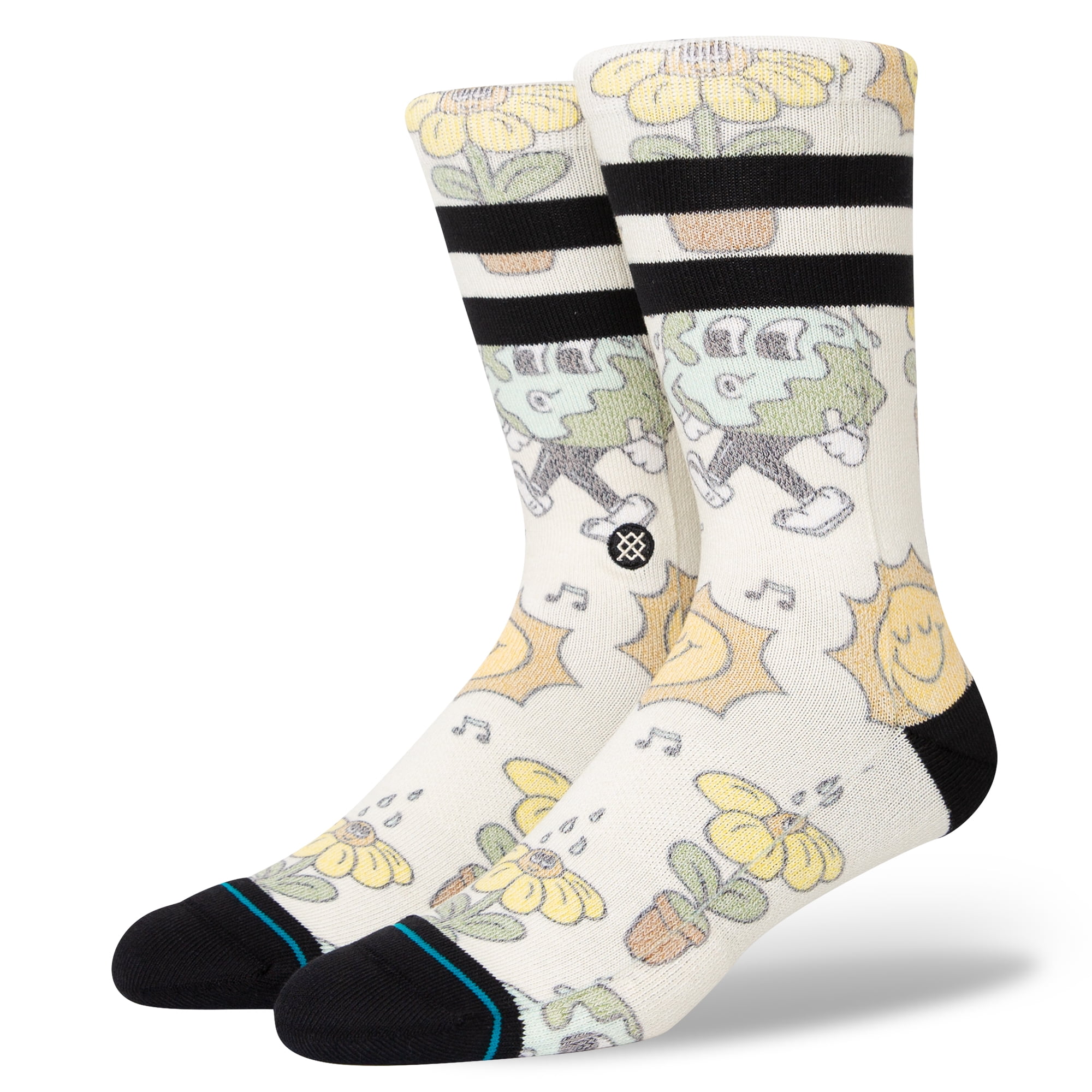 Stance Men's Crew Socks ~ nice mooves off white - Walmart.com