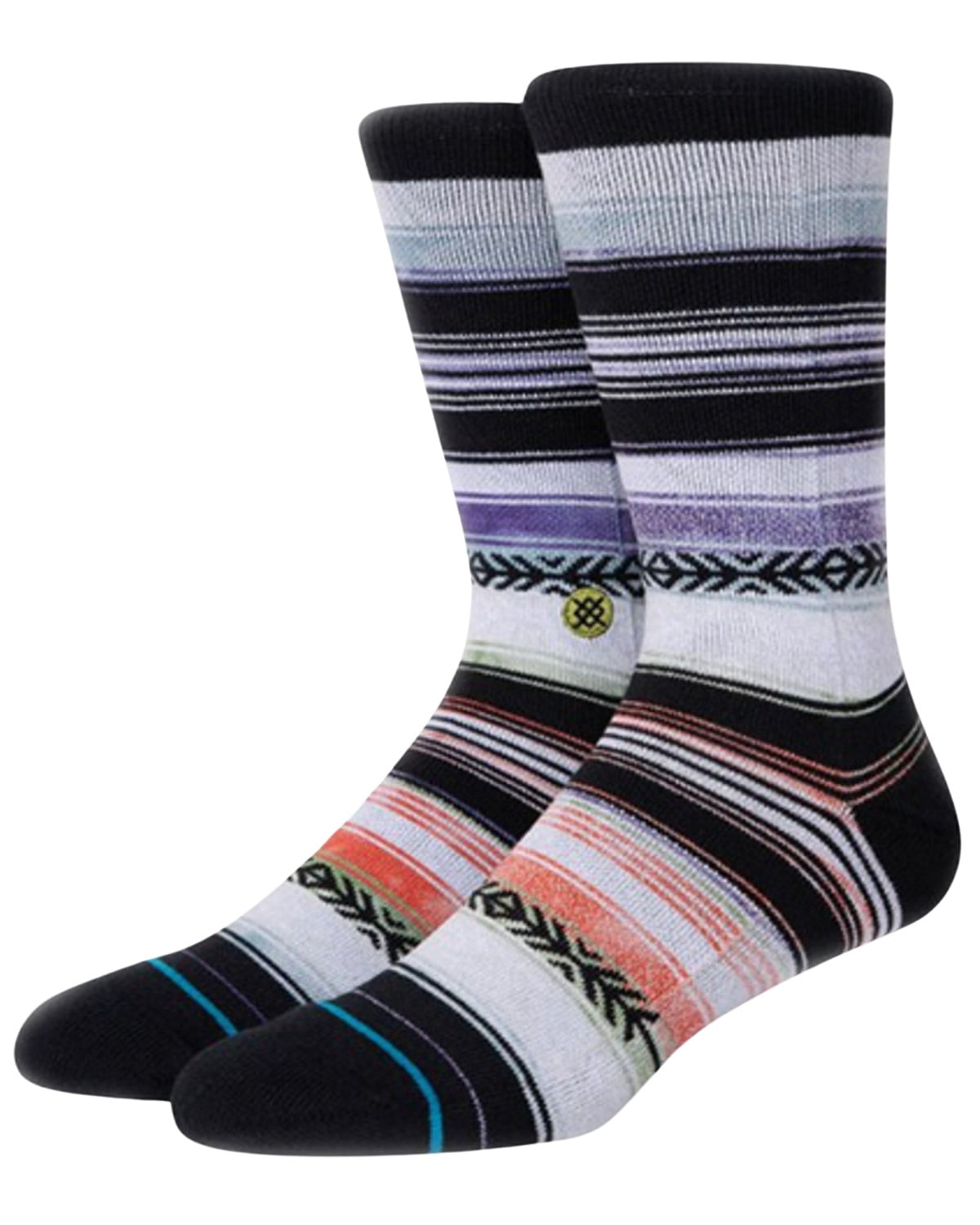 Stance Men's Reykir Crew Socks Turquoise - Walmart.com