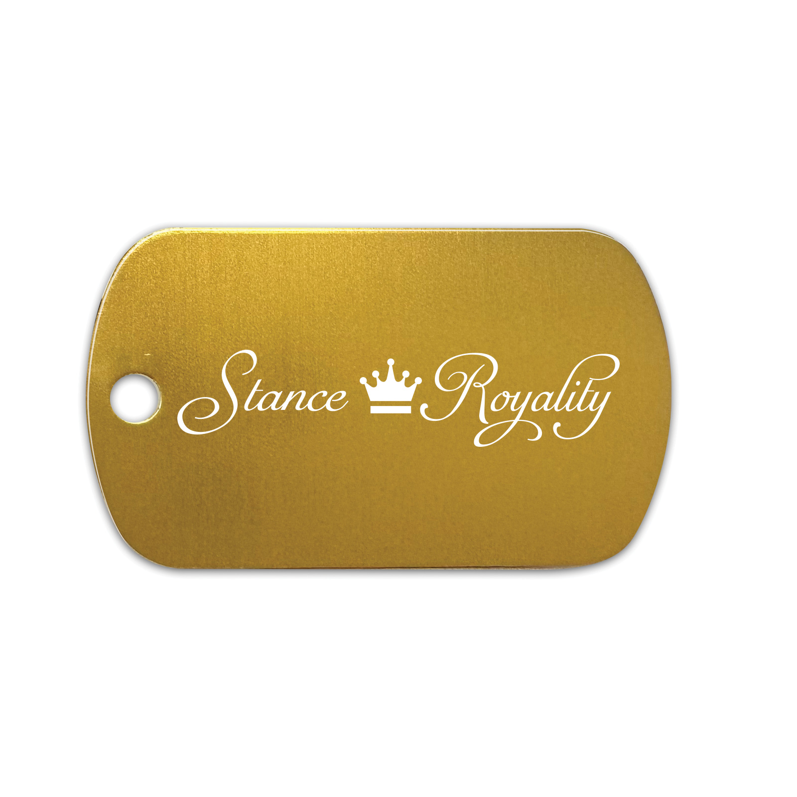 Stance Royalty GI Dog Tag Aluminum Keychain lowered jdm stance low ...