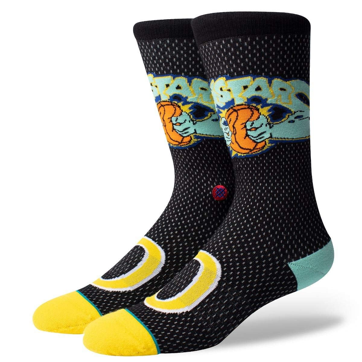 Stance Space Jam Monstars Jersey Socks, Black, Large - Walmart.com