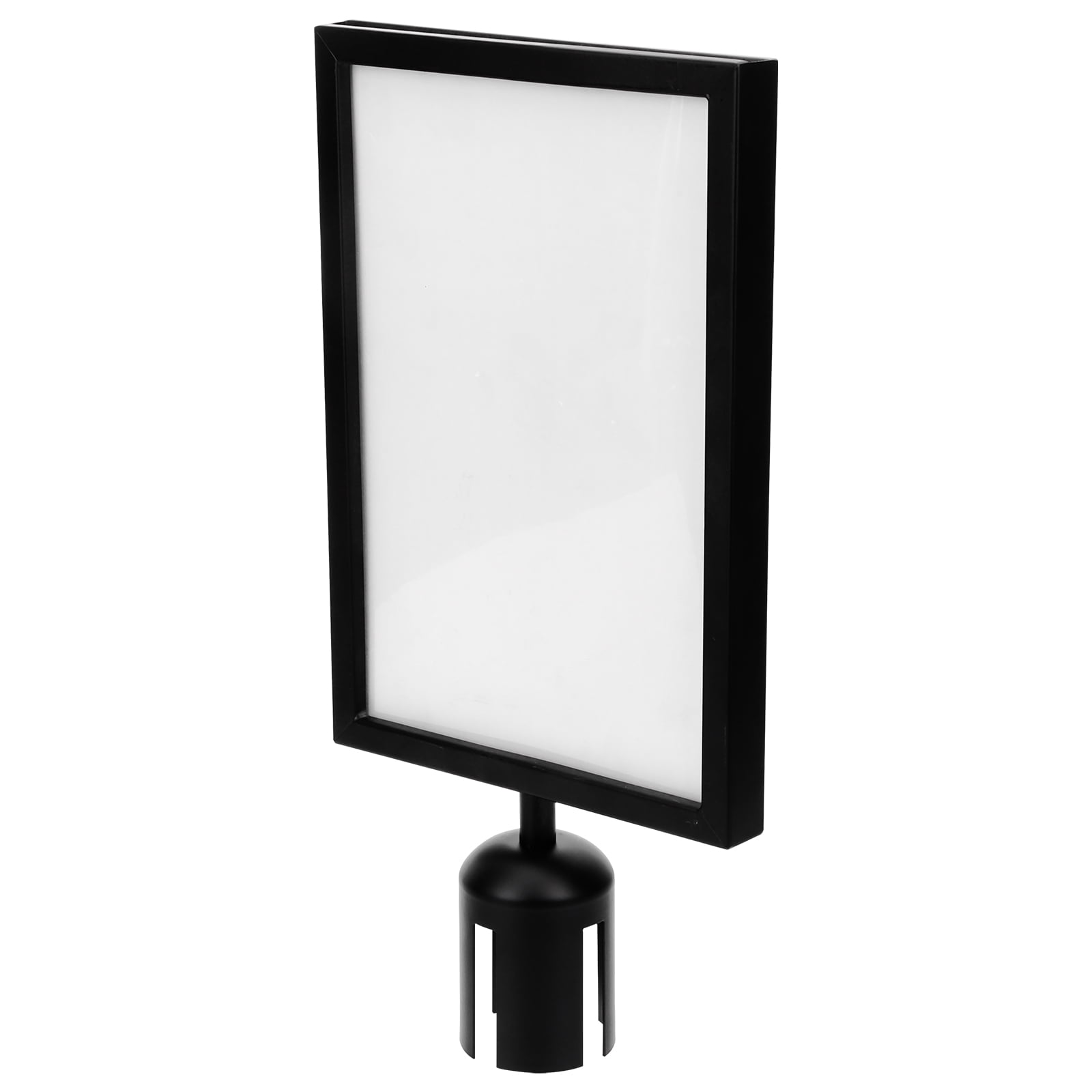 Stanchion Post Top Sign Holder Crowd Control Metal Signs Warehouse ...