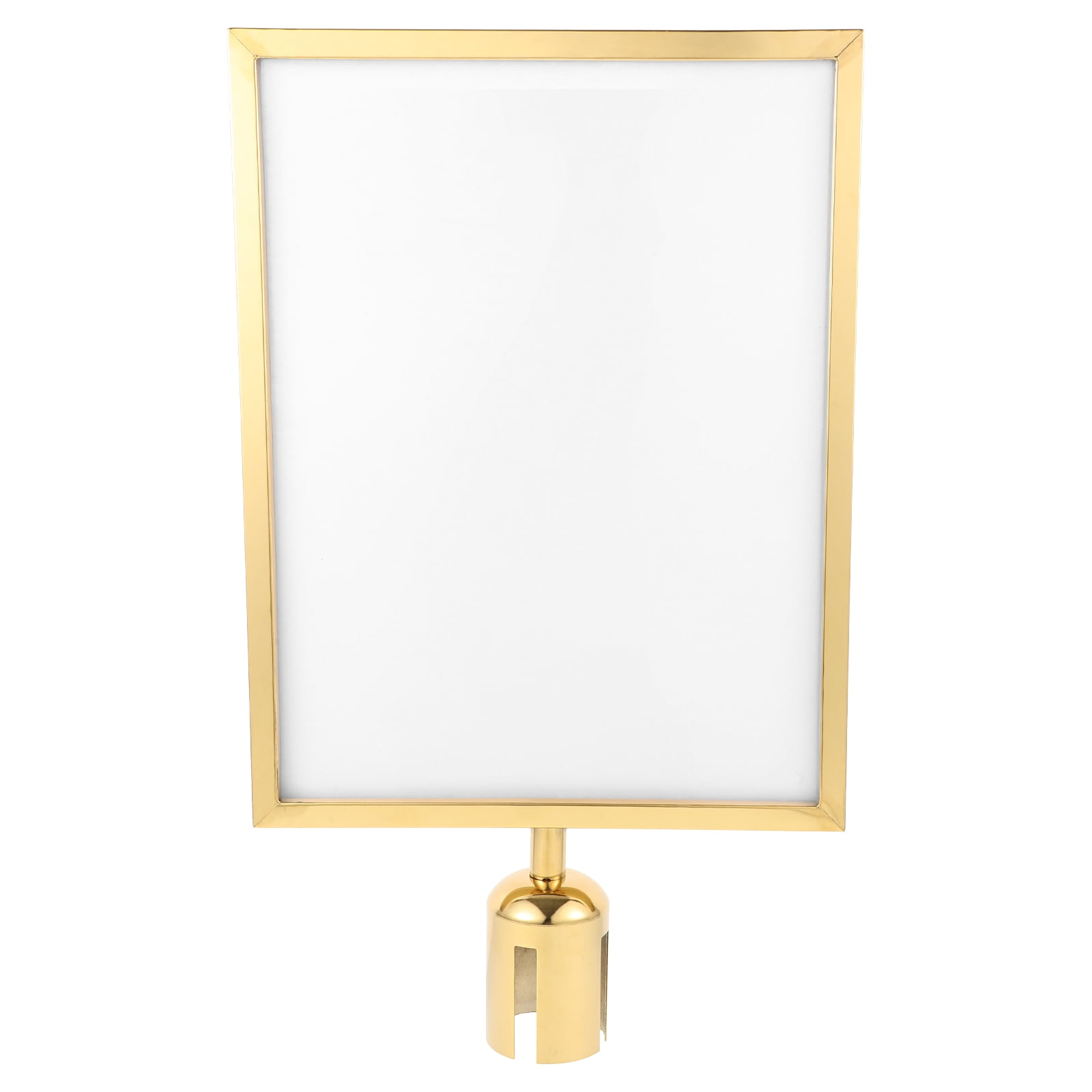 Stanchion Sign Holder Vertical Retractable Belt Stanchion Portrait Sign ...