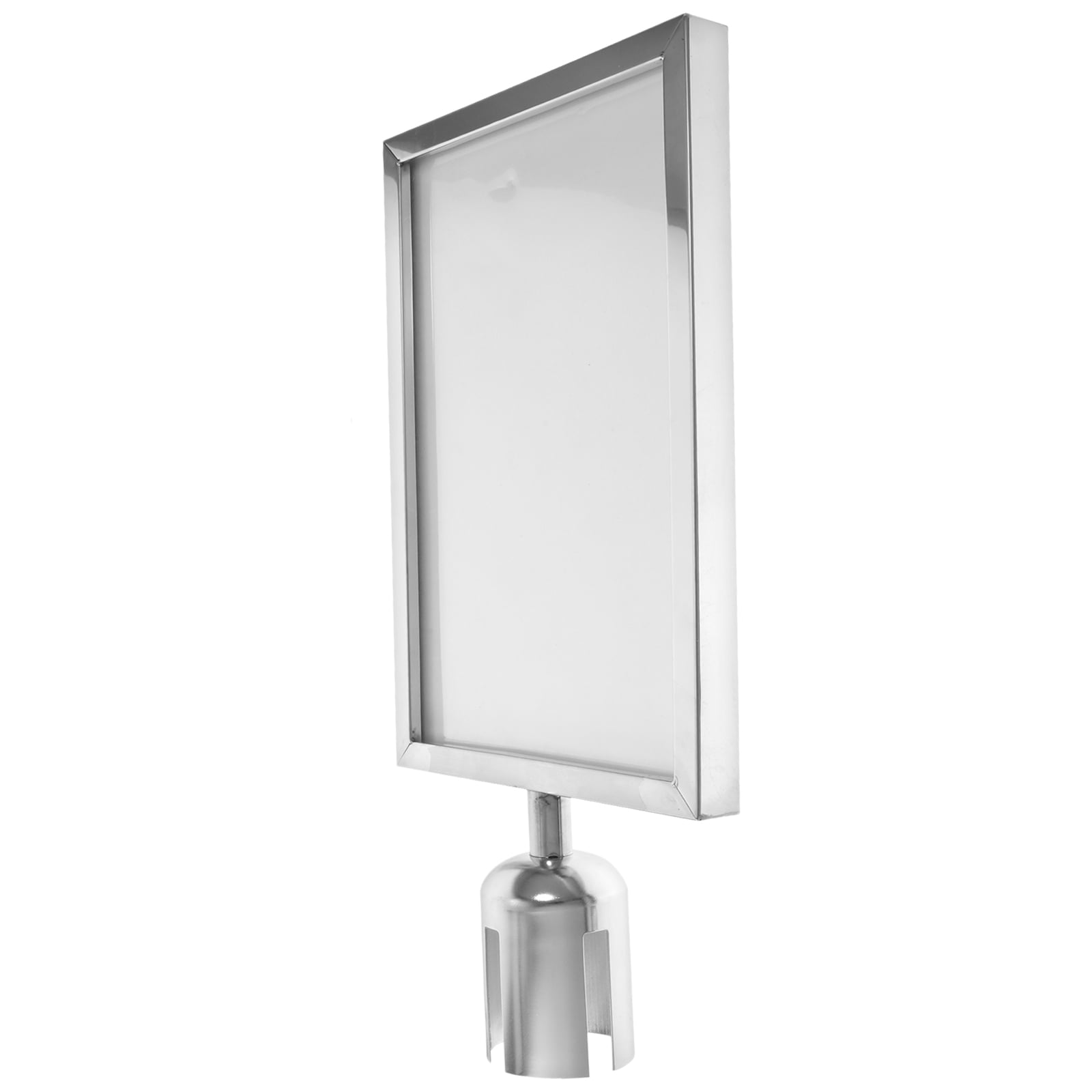 Stanchion Sign Holder Vertical Retractable Belt Stanchion Portrait Sign ...