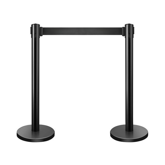 Free Shipping! Stanchions Crowd Control Barriers Stanchion 2PCS with 6. ...