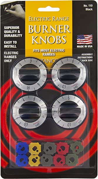 Stanco 110 Electric Range Surface Burner Knobs, 4 pk - Walmart.com