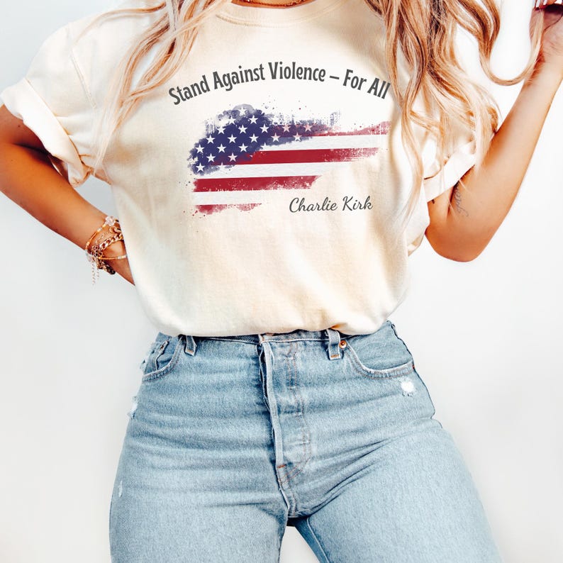 Stand Against Violence For All, Charlie Inspired Shirt, Peace Shirt ...