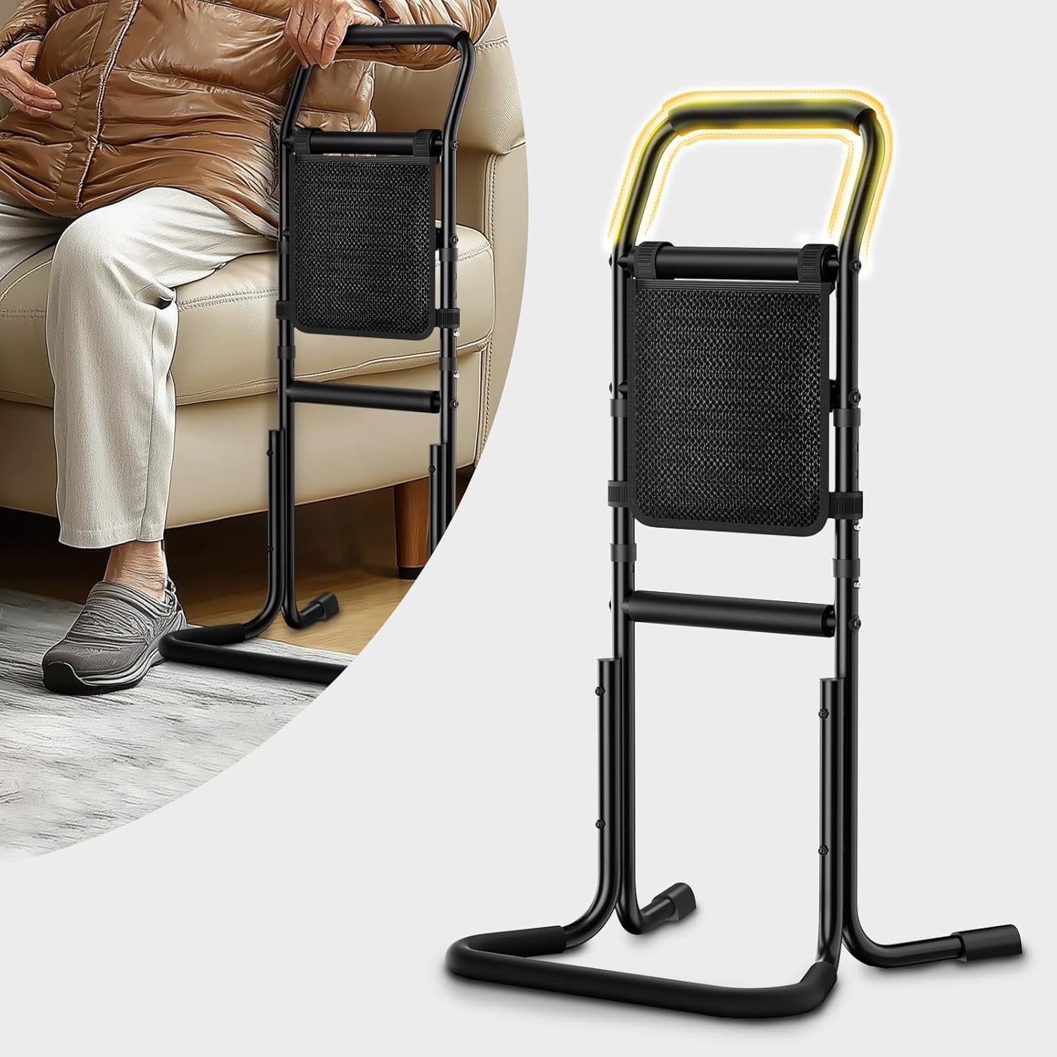 Stand Assist Aid for Elderly - Adjustable Mobility Aids with Sturdy ...