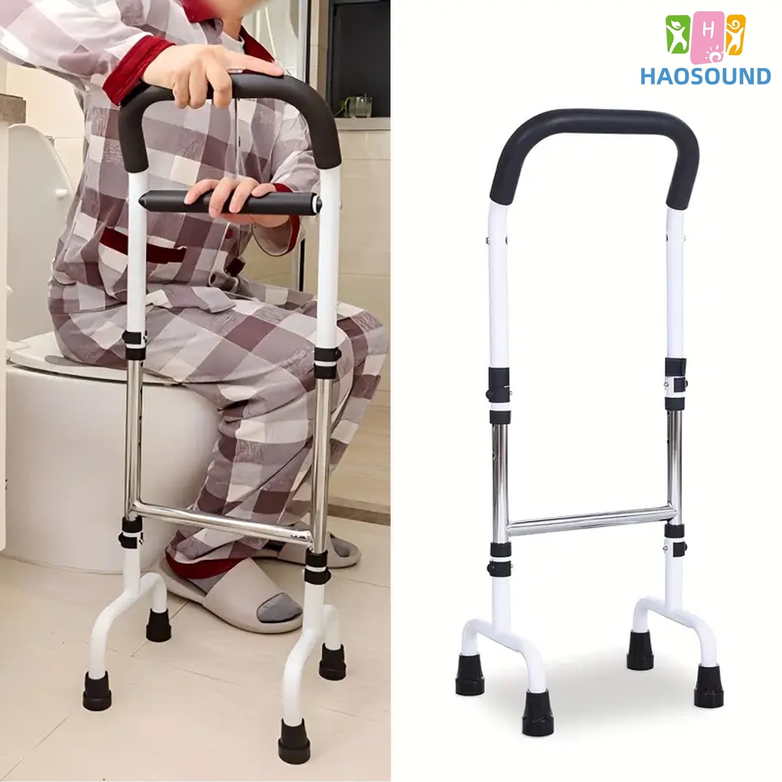 Stand Assist Mobility Aid Rail for Seniors – Adjustable Safety Grab Bar ...