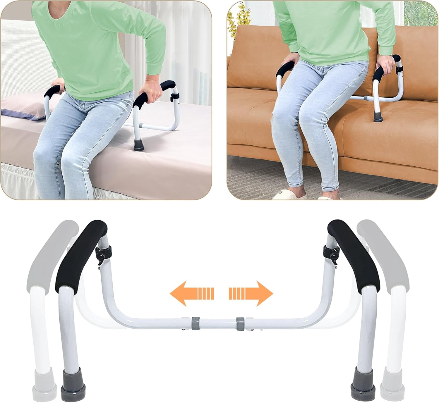Stand Assist Mobility & Daily Living Aids Bed Rail Cane Chair Assist ...