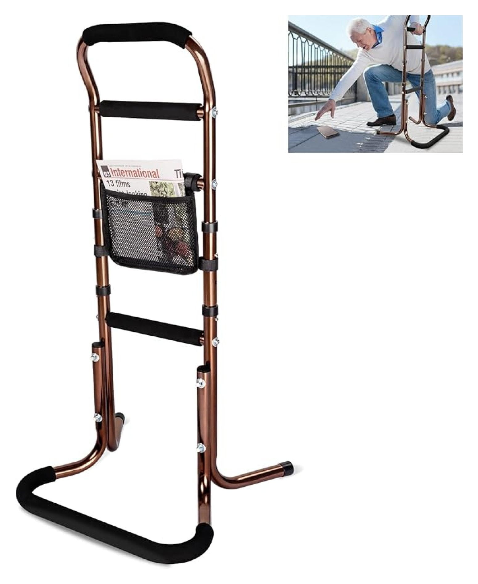 Stand Assist for Elderly, Adjustable Sit to Stand Mobility Aid for ...