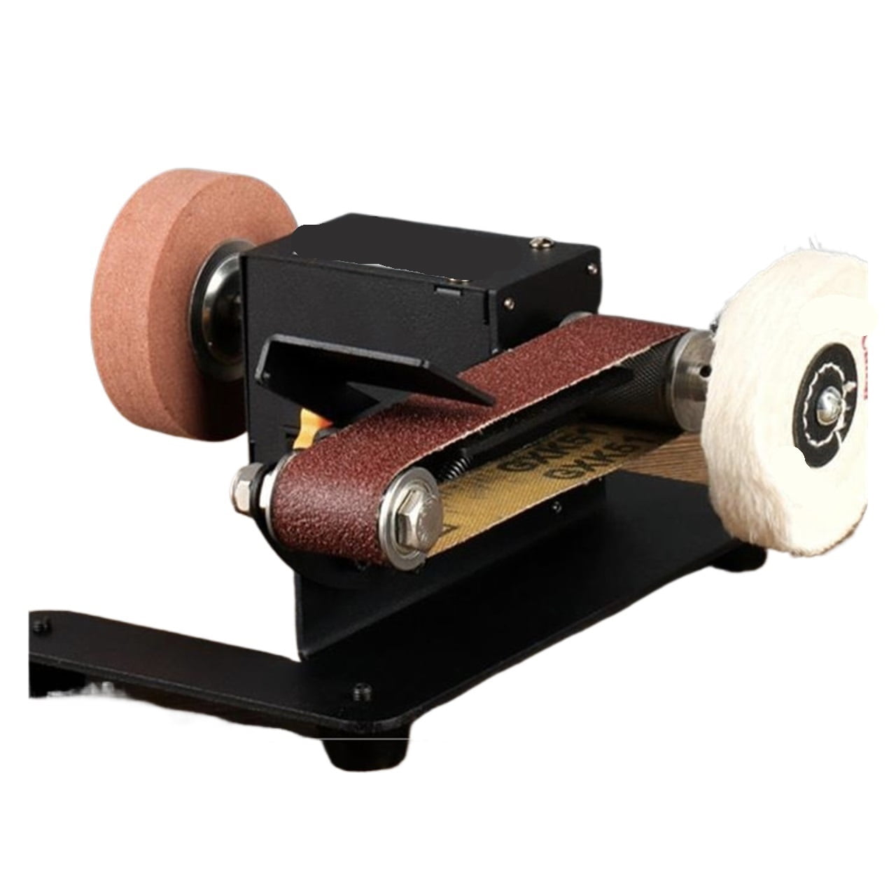 Stand Belt Sander, Stationary Grinder Adjustable Angle Electric Belt ...