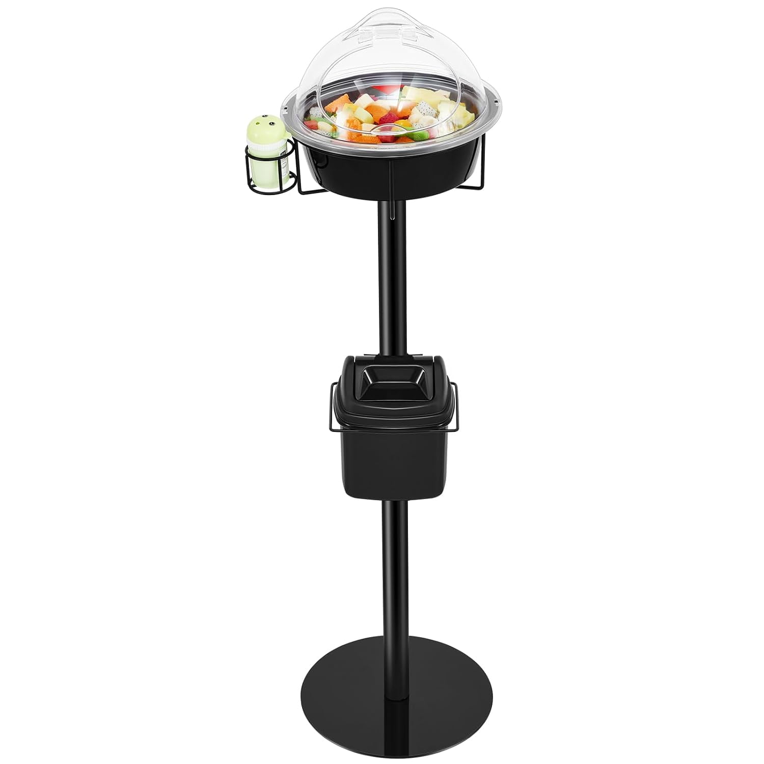 Stand Black Metal Demo Stand Food Service Sample Display Stands for ...