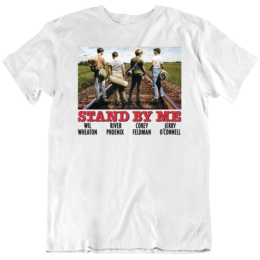 Stand By Me 1980s Comedy Movie Train Track Poster Film Poster T Shirt ...