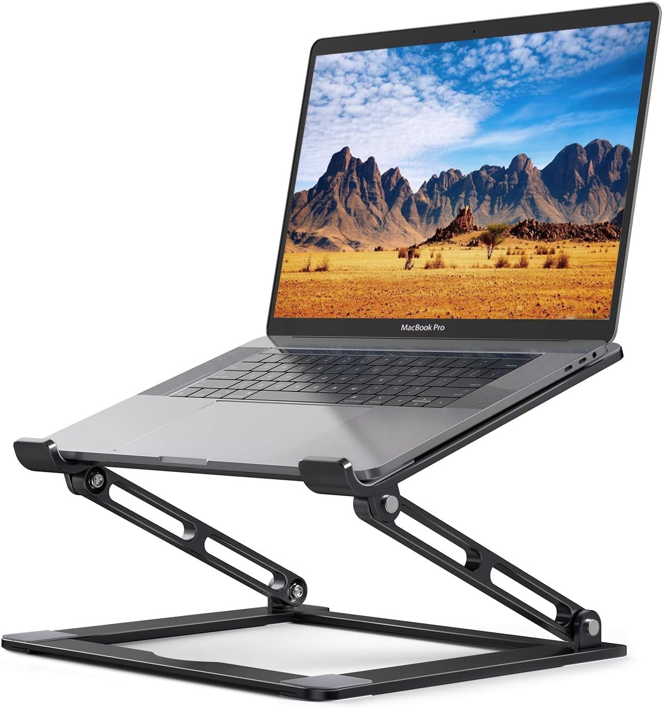 Stand for Desk, Aluminum Portable Laptop Riser Holder, Foldable Height ...