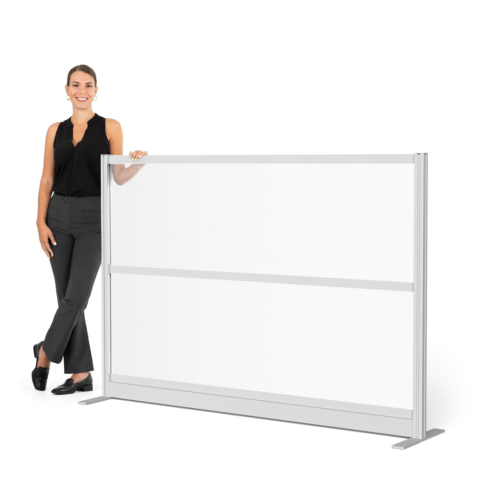 Stand Up Desk Store Aesthetic Modular Room Divider Wall | 70" W x 48" H ...