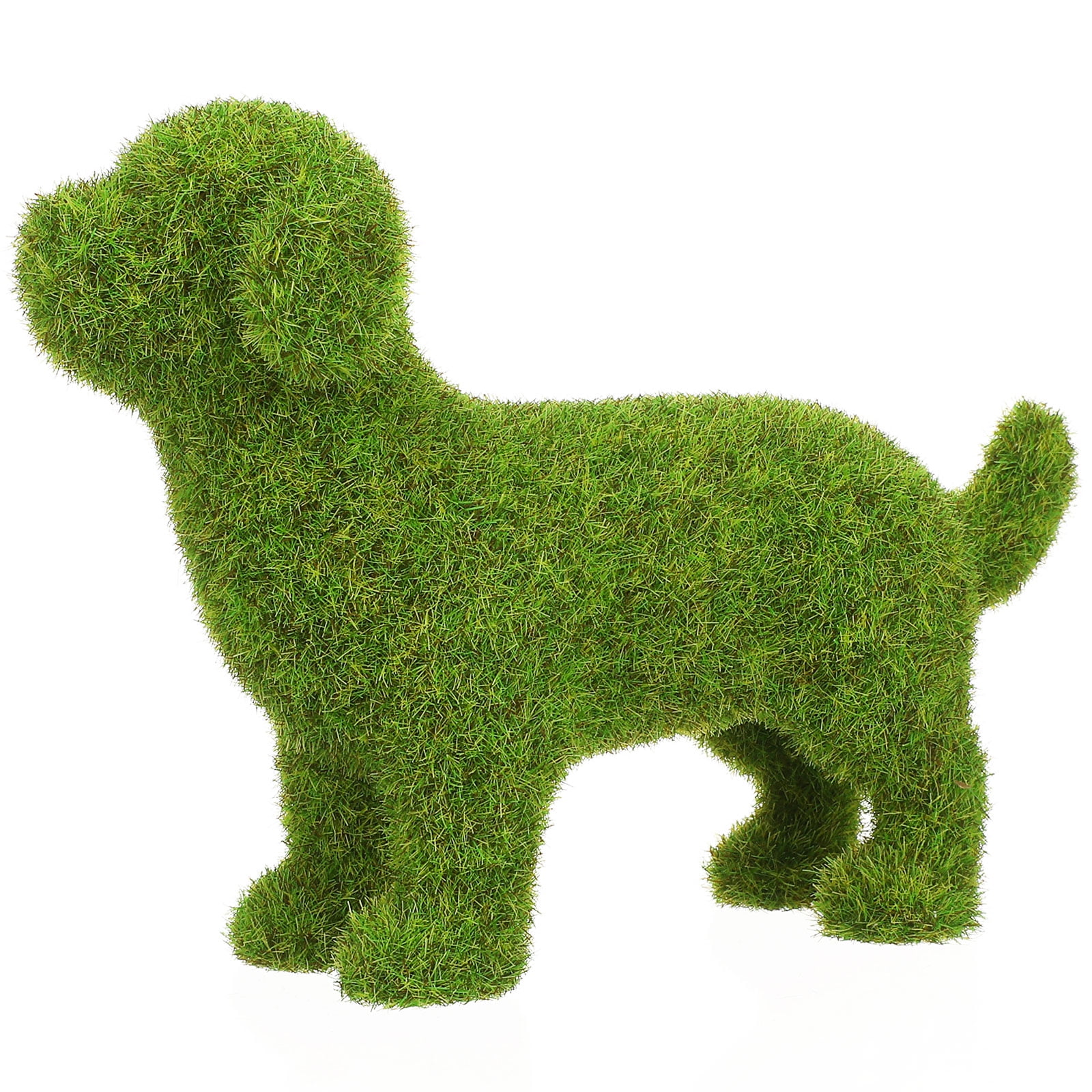 Stand Dog Figurine Topiary Grass Statue Dachshund - Walmart.com