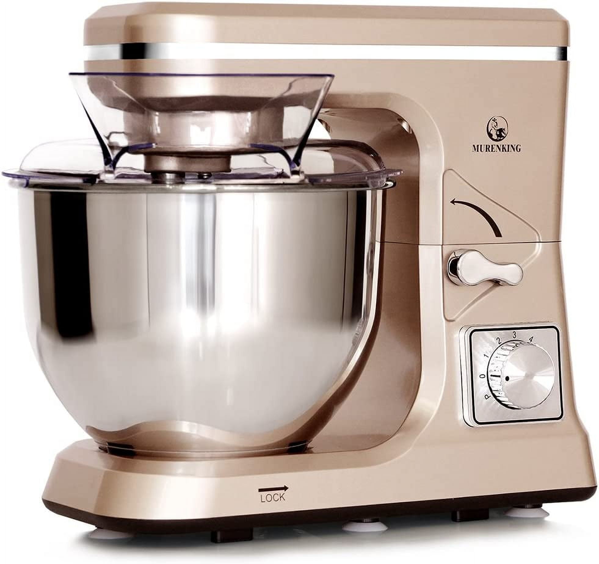 Stand Mixer,5.3-Qt & 500W & 6+P Speed MK36 Tilt-Head Kitchen Electric ...