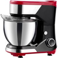 LINKChef Pro Stand Mixer, 5.3QT Kitchen Set, 800W 6+P Speeds, Whisk ...