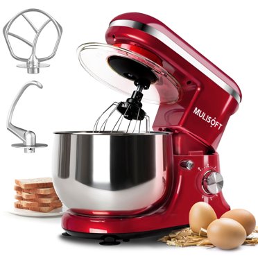 Honinst 6.5 QT Electric Stand Mixer, 10+P Speeds Lightweight with Tilt ...
