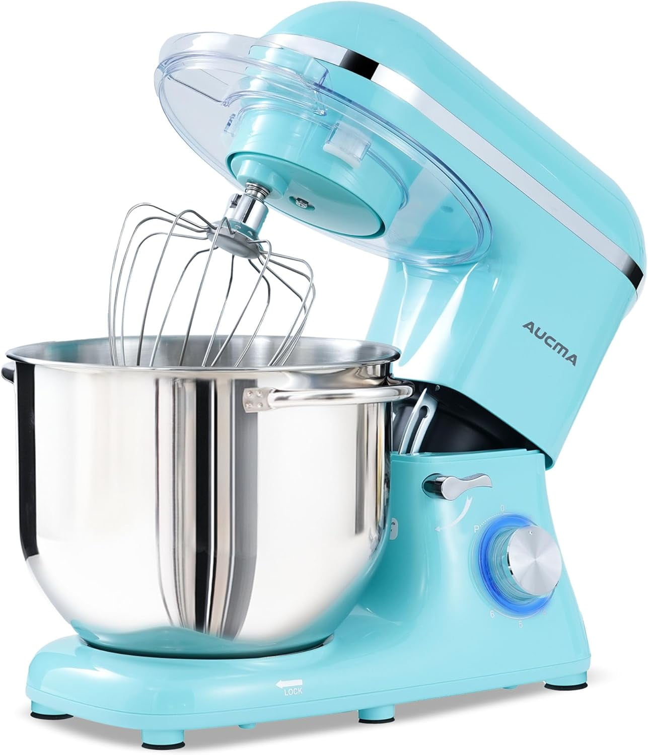 Stand Mixer, 8QT 900W 6-Speed Tilt-Head Food Mixer, Kitchen Electric ...
