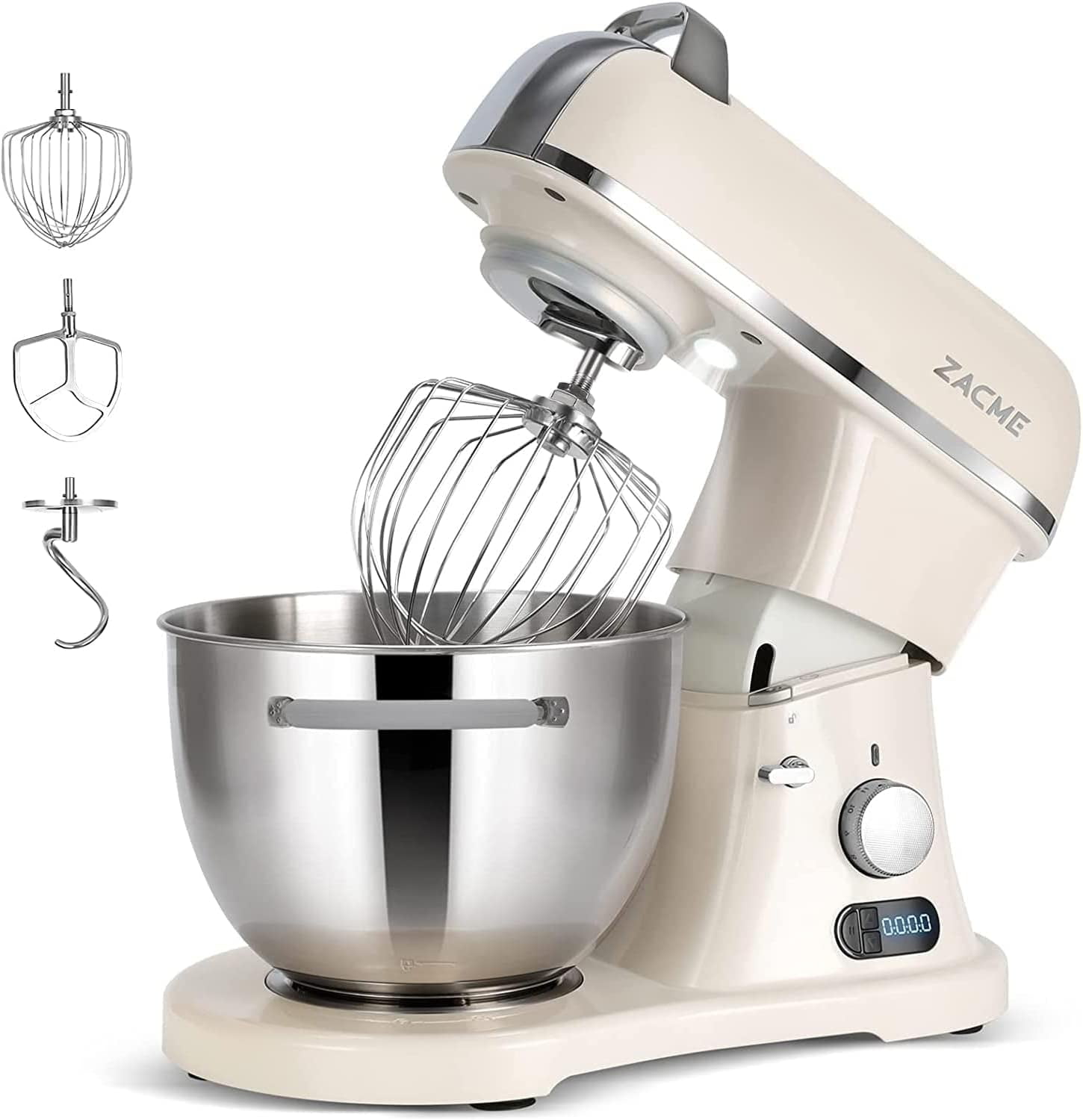 8.4QT Commercial Stand Mixer 800W Aluminum Die Casting, Mixers Kitchen ...