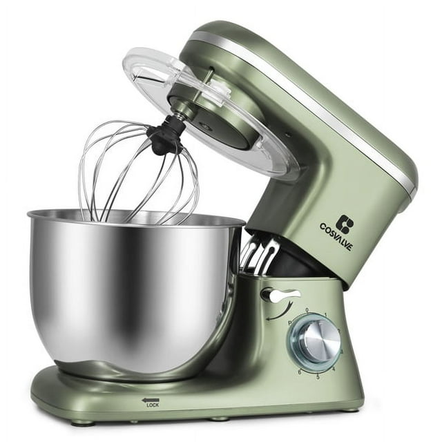 Stand Mixer, ZPL Electric Kitchen Mixer with Dough Hook, 6-Speed Tilt ...