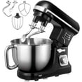 Electric Stand Mixer, Double Dough Hook, 6 Speeds, 5.5Qt Bowl, Beater ...