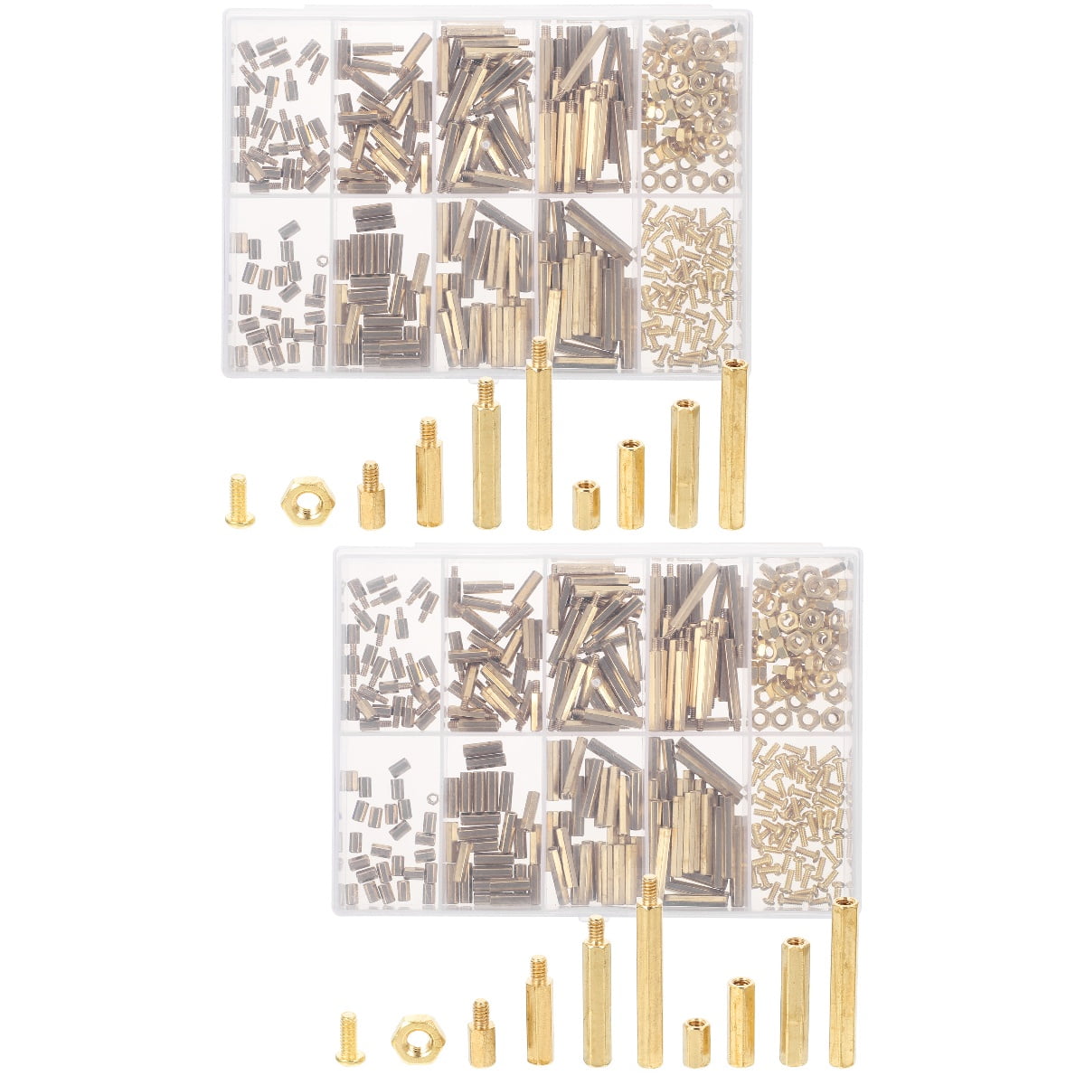 Stand Offs Laptop 2 Sets Hexagonal Copper Column Threaded Rod Computer ...