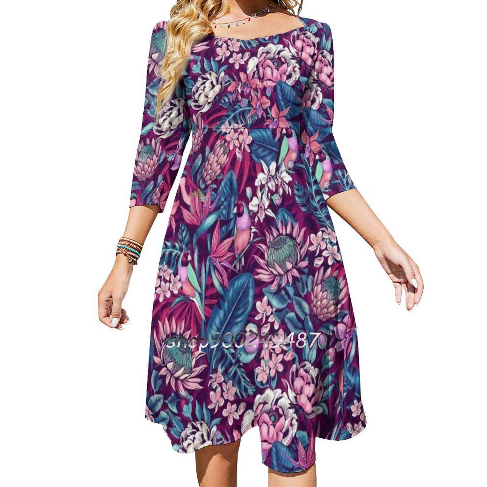 Stand Out! ( Ultraviolet 1 ) Sweet Elegant Dress Women Korean Kawaii ...