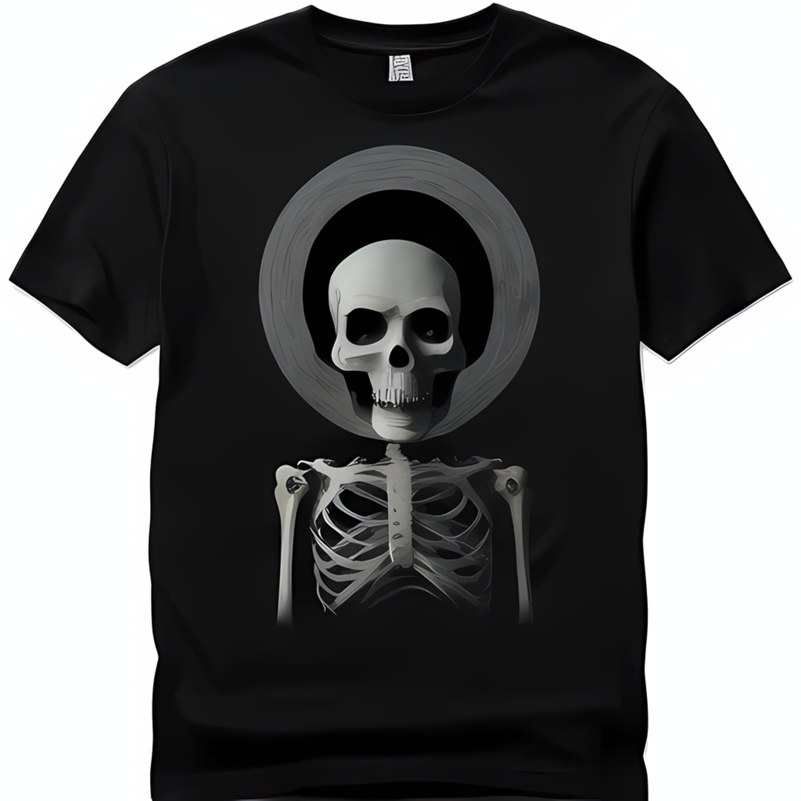 Stand Out in Style: Black T-Shirt with Bold Chest Graphic - Walmart.com