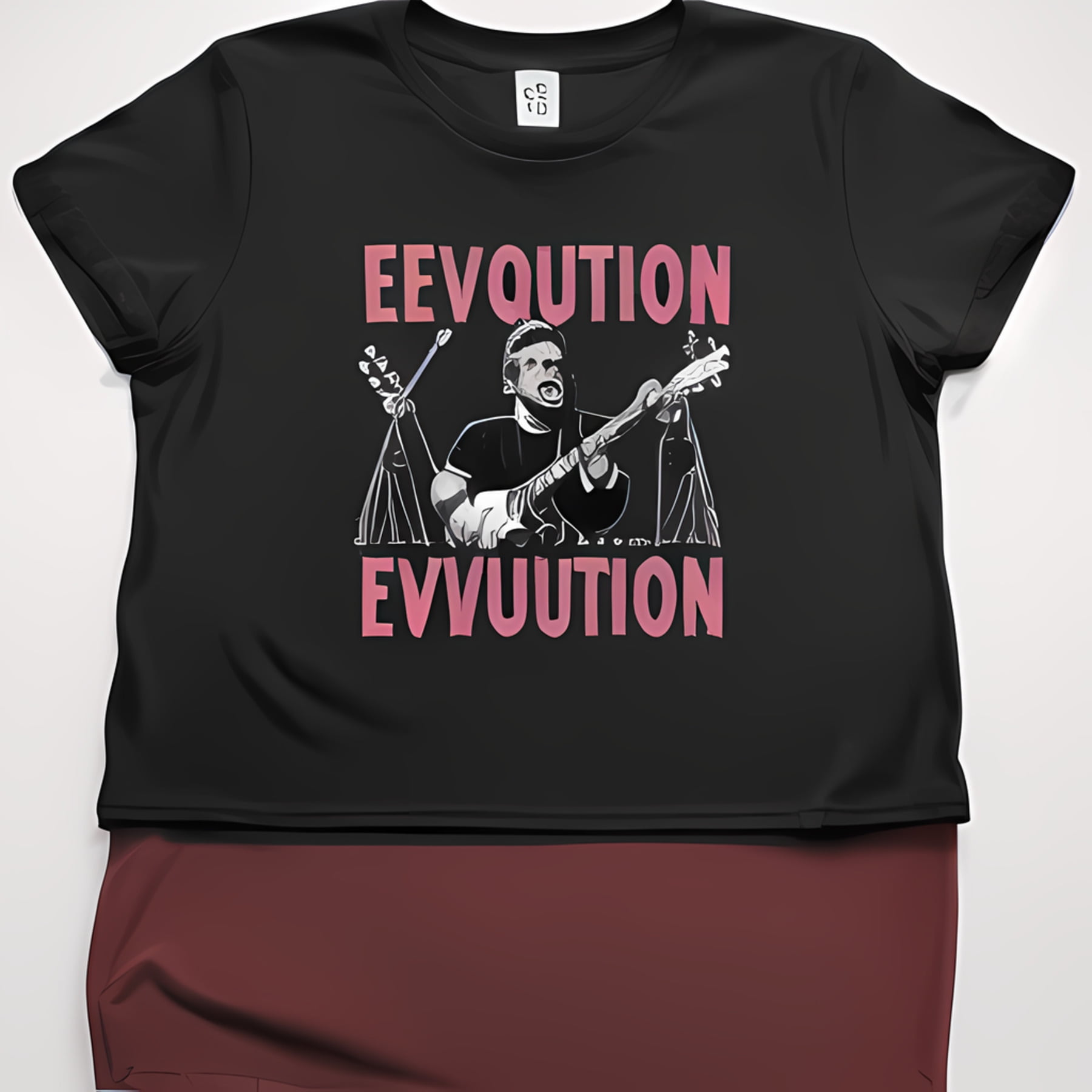 Stand Out in Style: Bold Chest Graphic Black T-Shirt Embrace Non ...