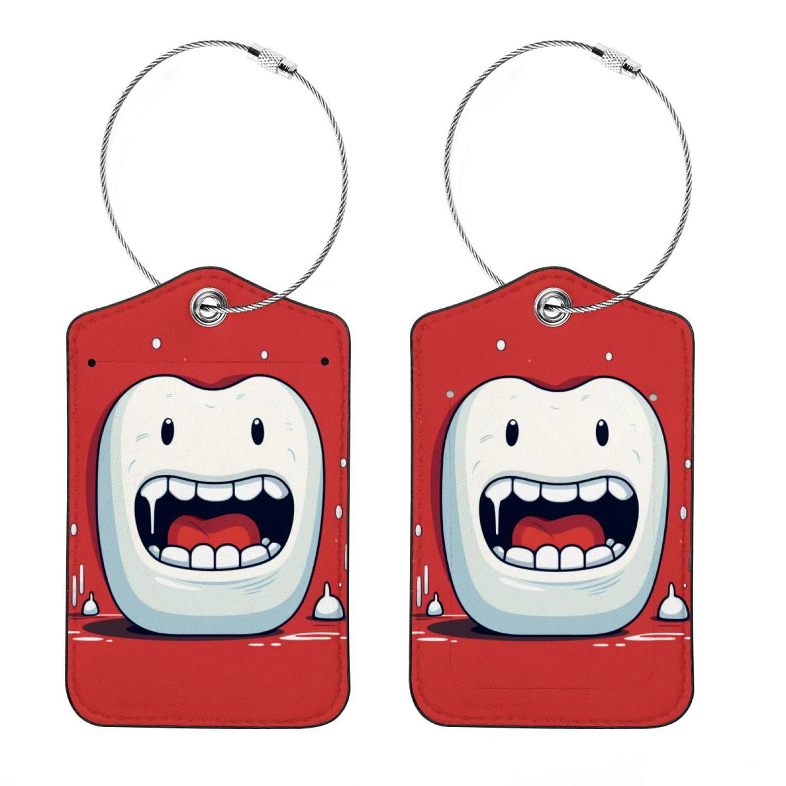 Stand Out on Your Travels with Privacy Flap Cover Luggage Tags, Cartoon ...