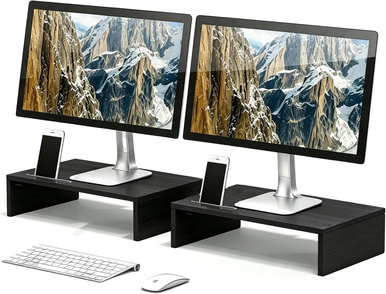 Stand Riser 16 inch Desktop Stand, Speaker TV Laptop Printer Stand ...