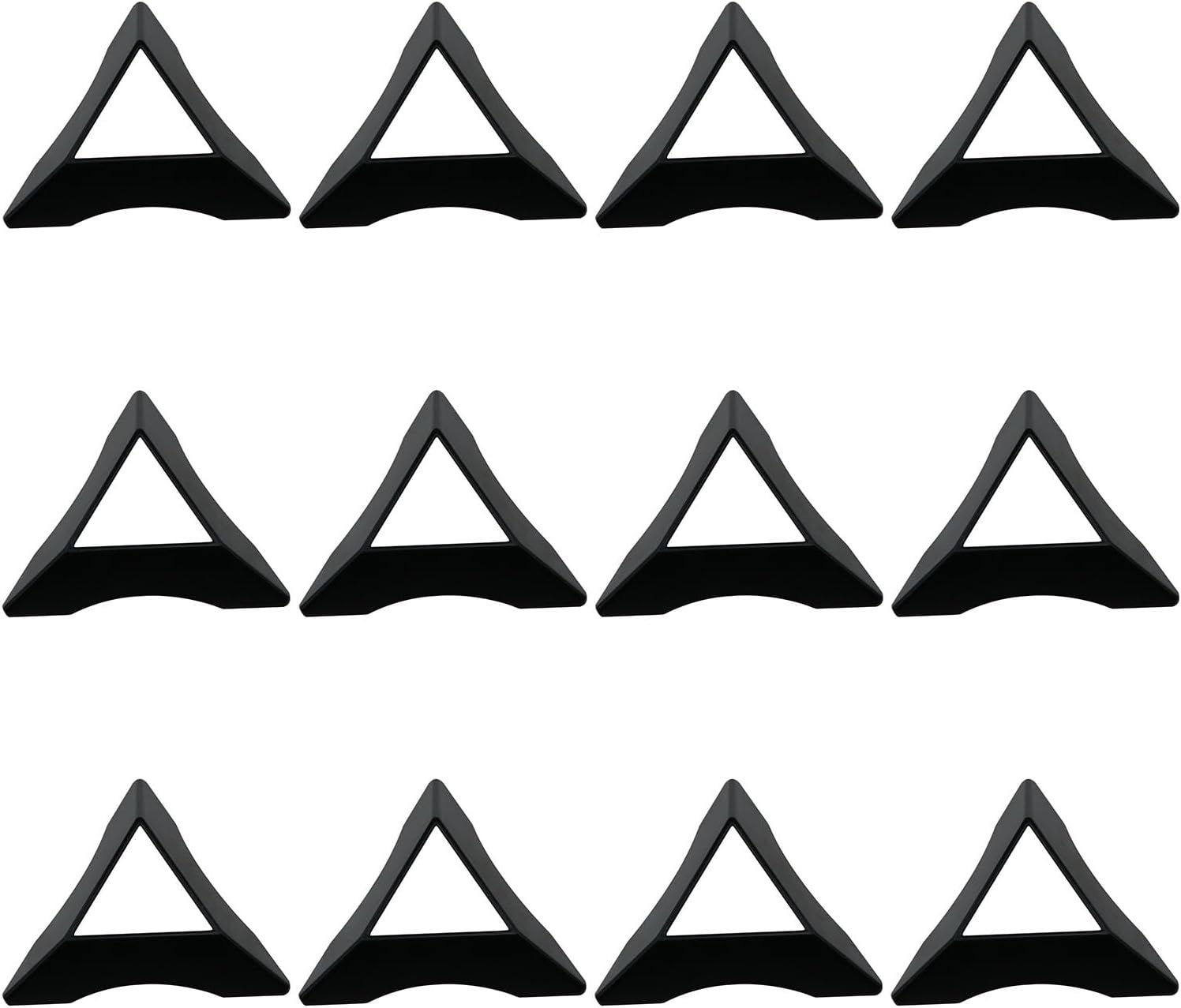 Stand Speed Cube Holder Plastic Magic Cubes Base Holder（Black）12PCS ...