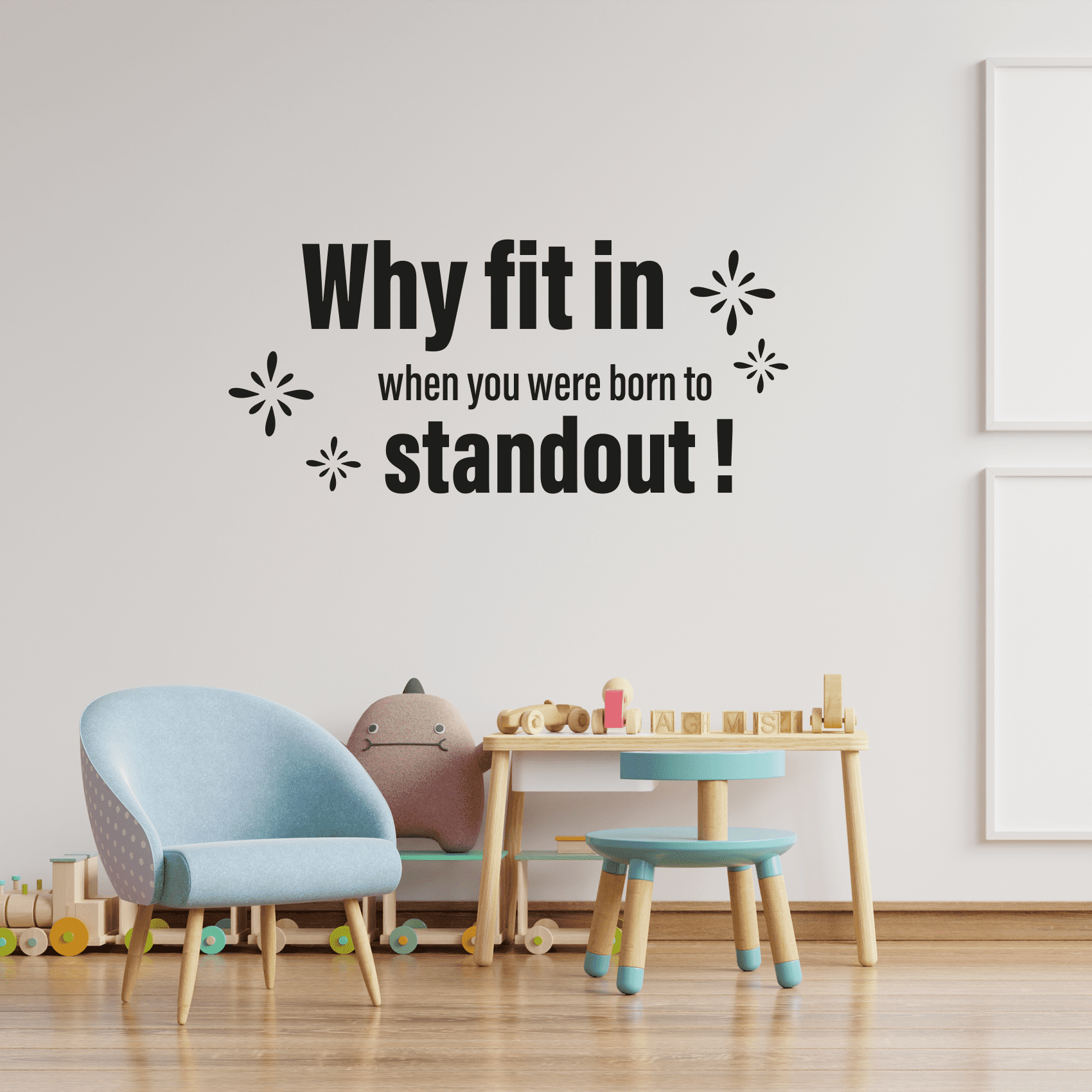 Stand Out Stars Life Postive Motivation Quote Wall Sticker Art Decals ...