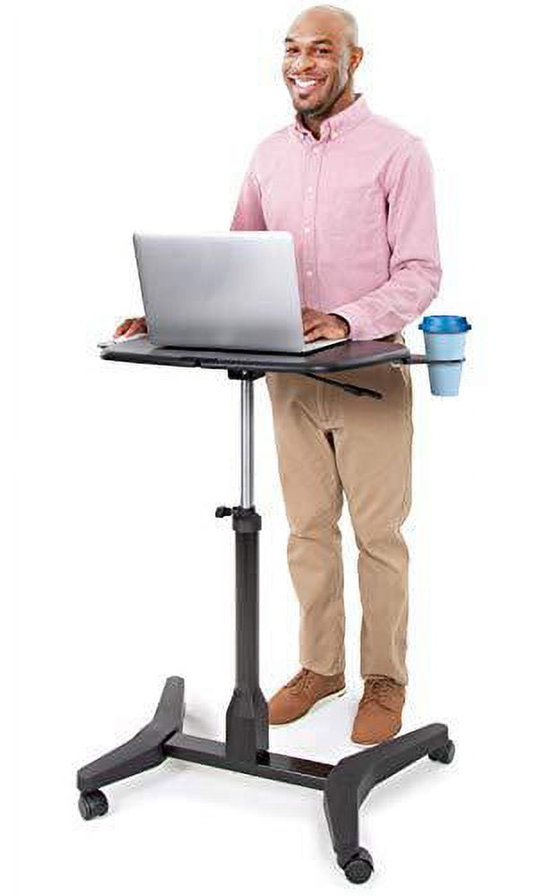 Stand Steady Height Adjustable Mobile Podium | Portable Laptop Stand ...
