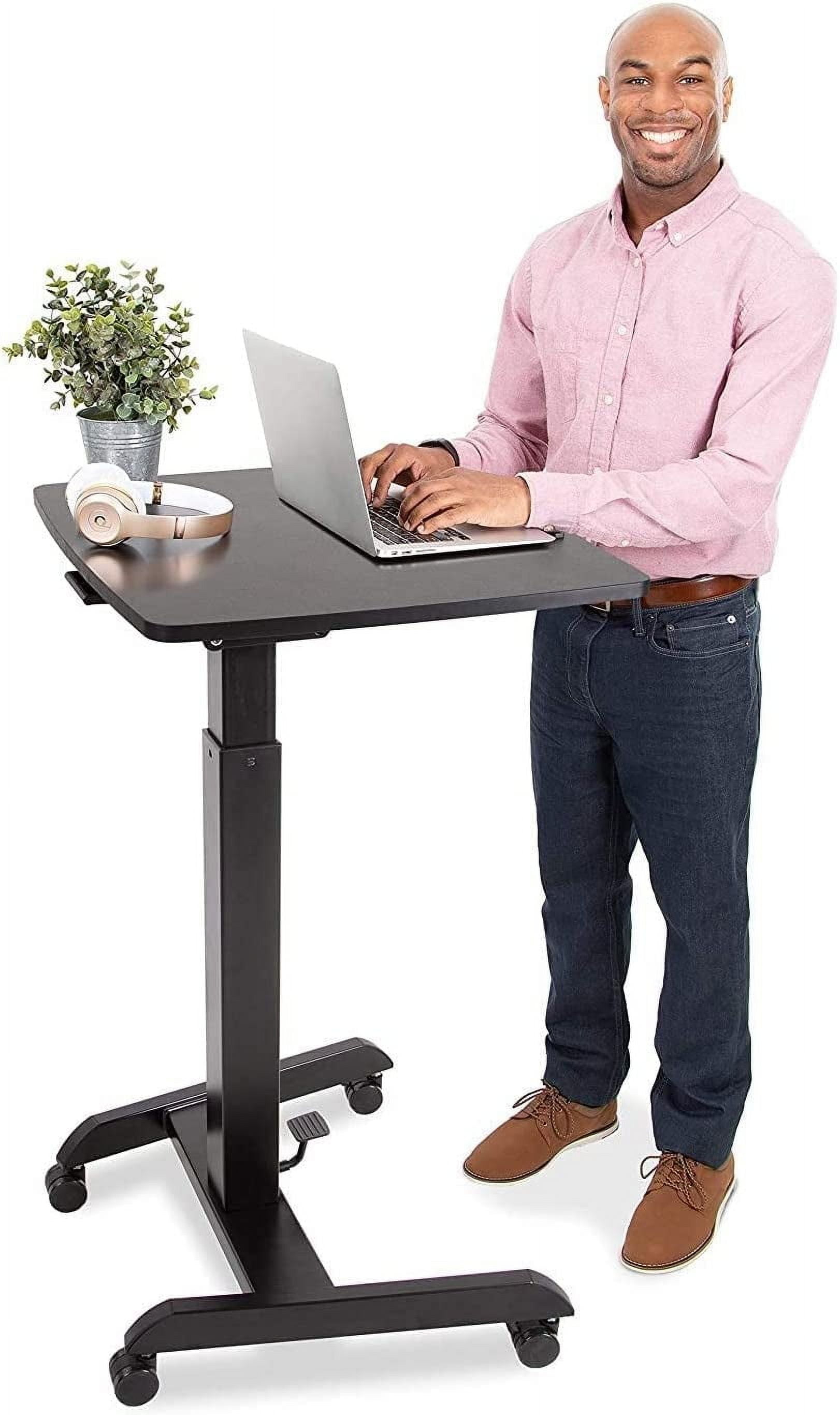 Stand Steady Multifunctional Mobile Podium Desk | Portable Sit to Stand ...