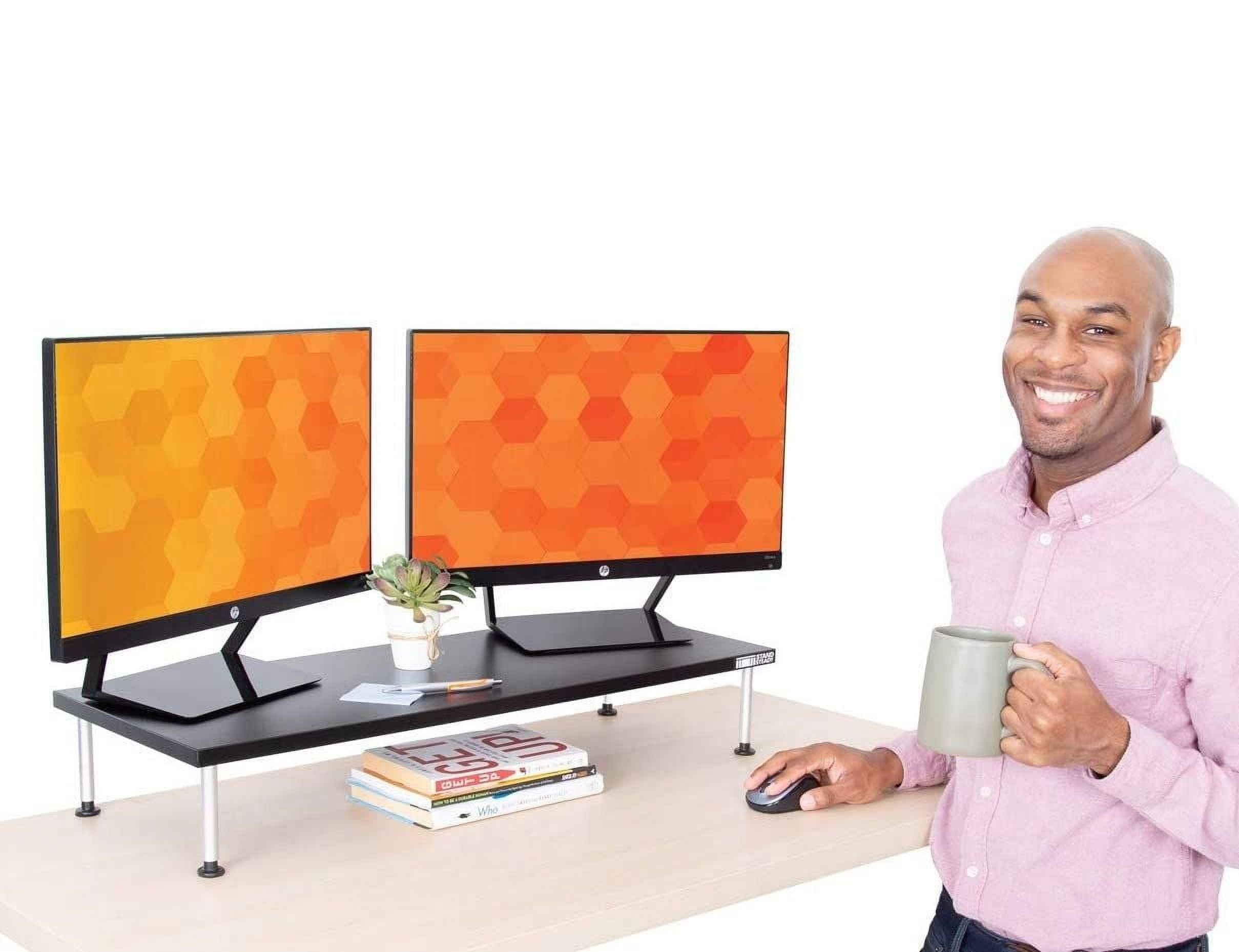 Stand Steady Titan Monitor Stand | Large Height Adjustable Monitor ...