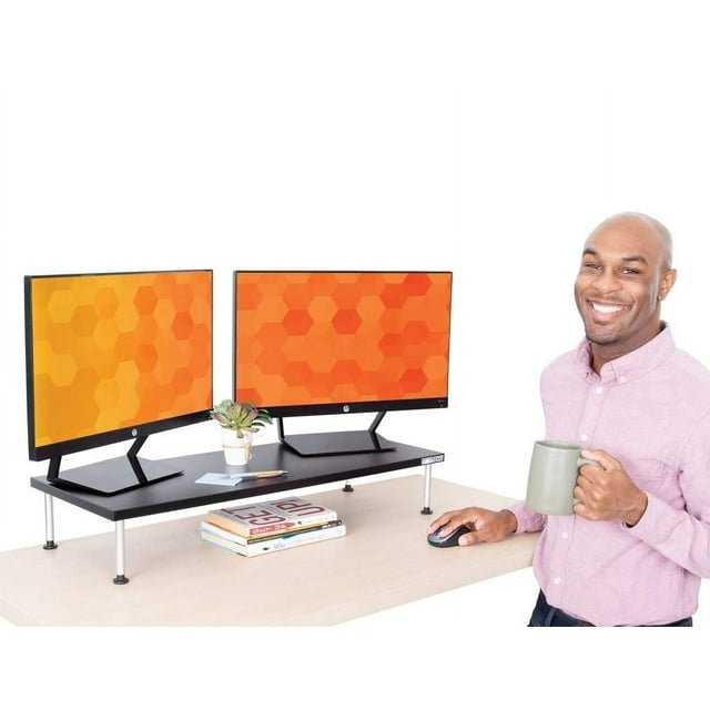 Stand Steady Titan Monitor Stand | Large Height Adjustable Monitor ...
