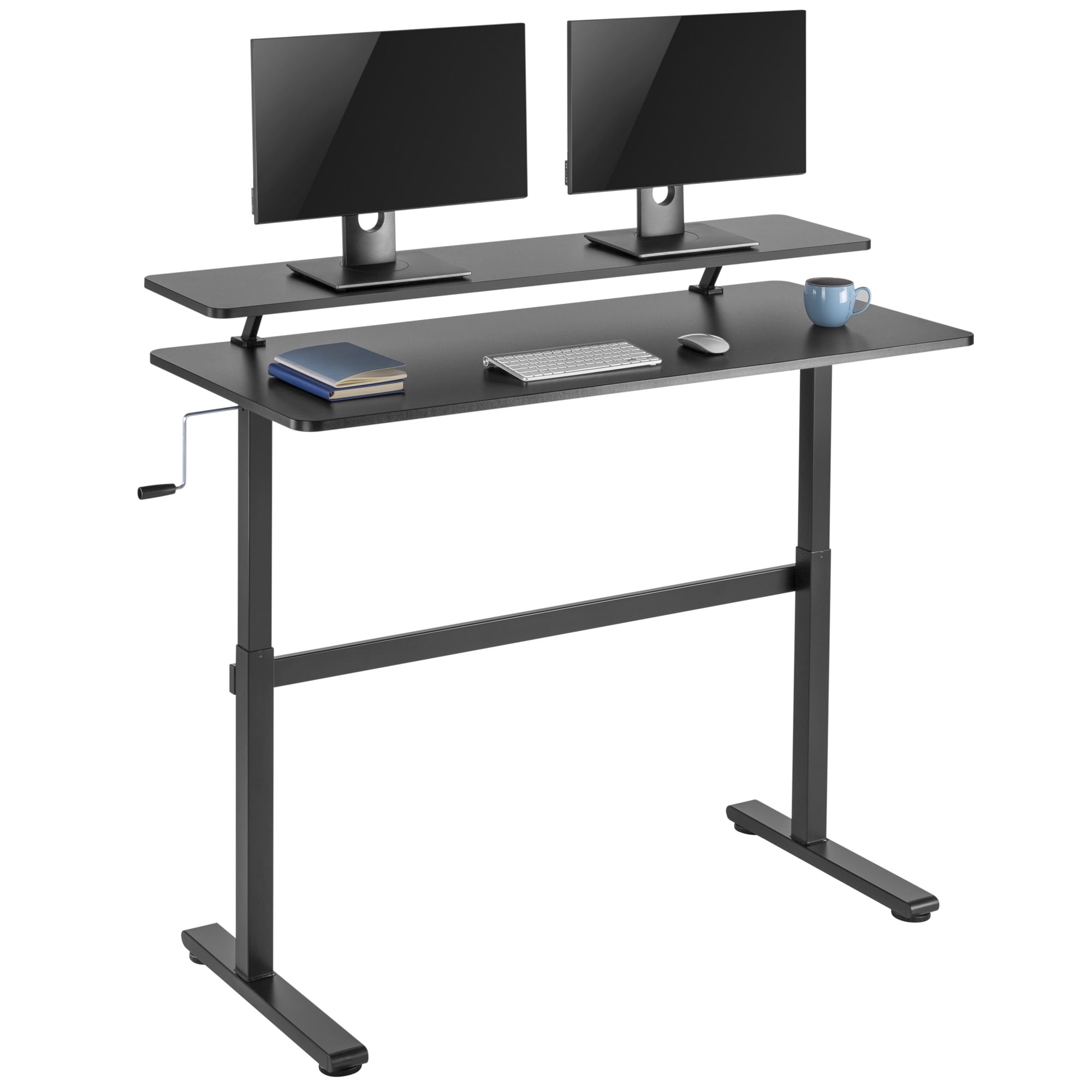 Stand Steady Tranzendesk 55 In Standing Desk with Clamp On Shelf ...