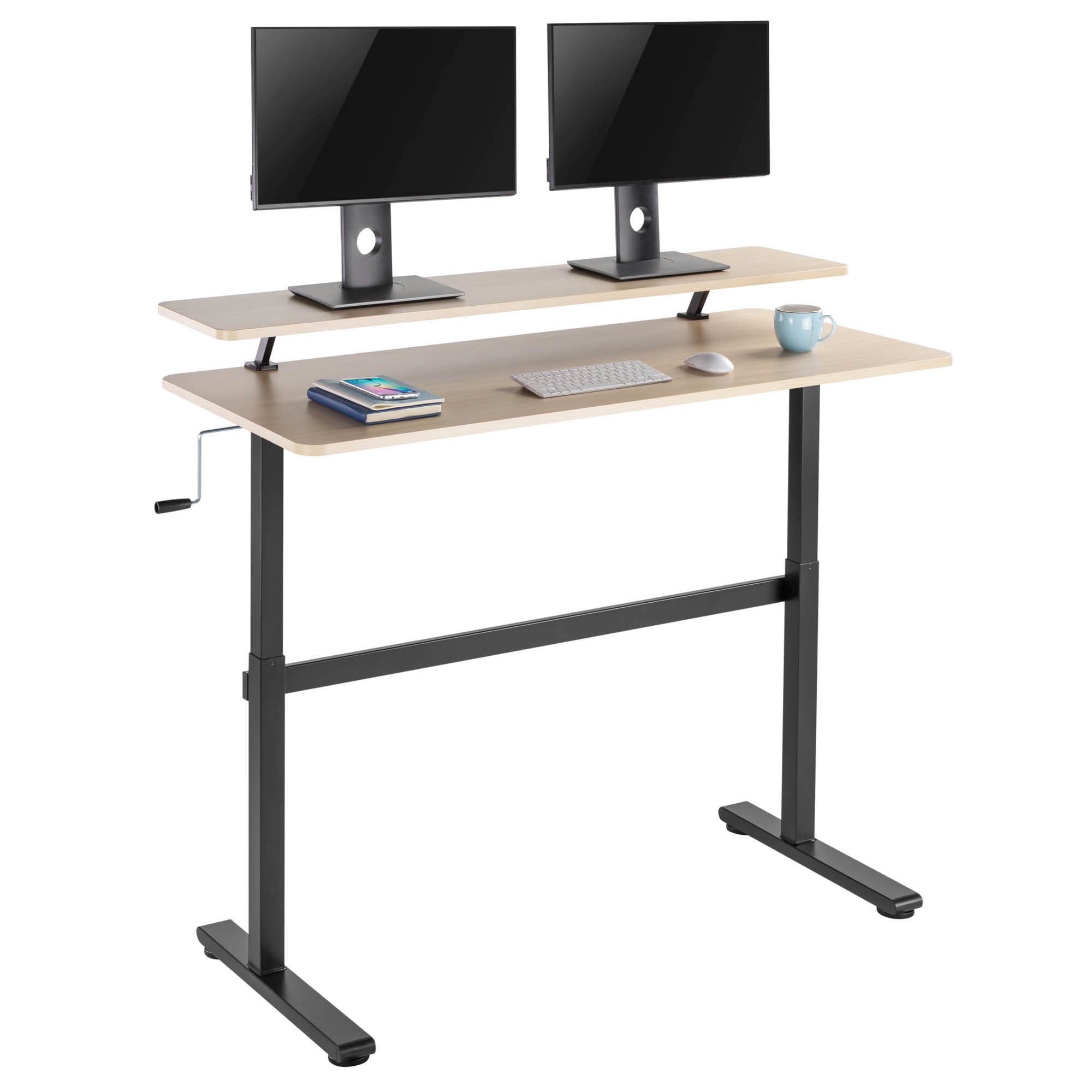 Stand Steady Tranzendesk | 55 Inch Standing Desk with Clamp On Shelf ...