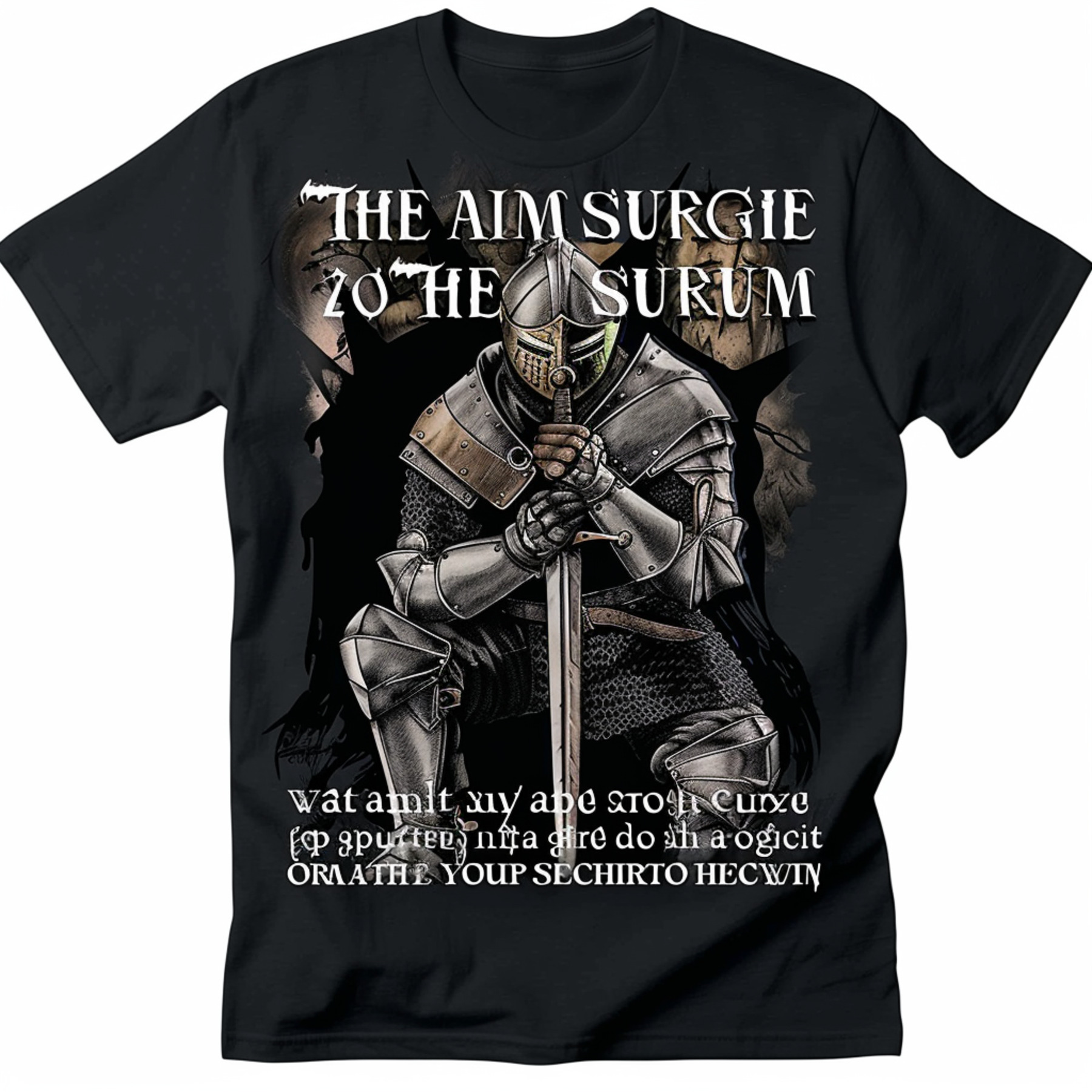 Stand Strong Against the Storm in this Unique of God Black T Shirt DND ...