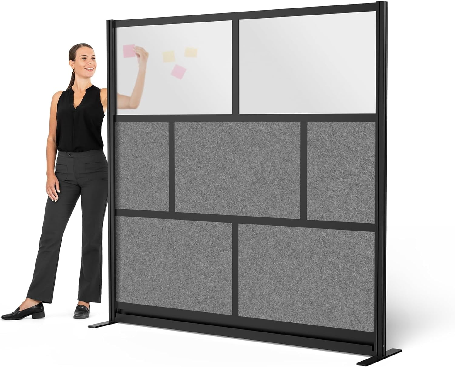 Room Divider Panel Stand Up Desk Store Expanse Wide Modular Wall | 53 ...