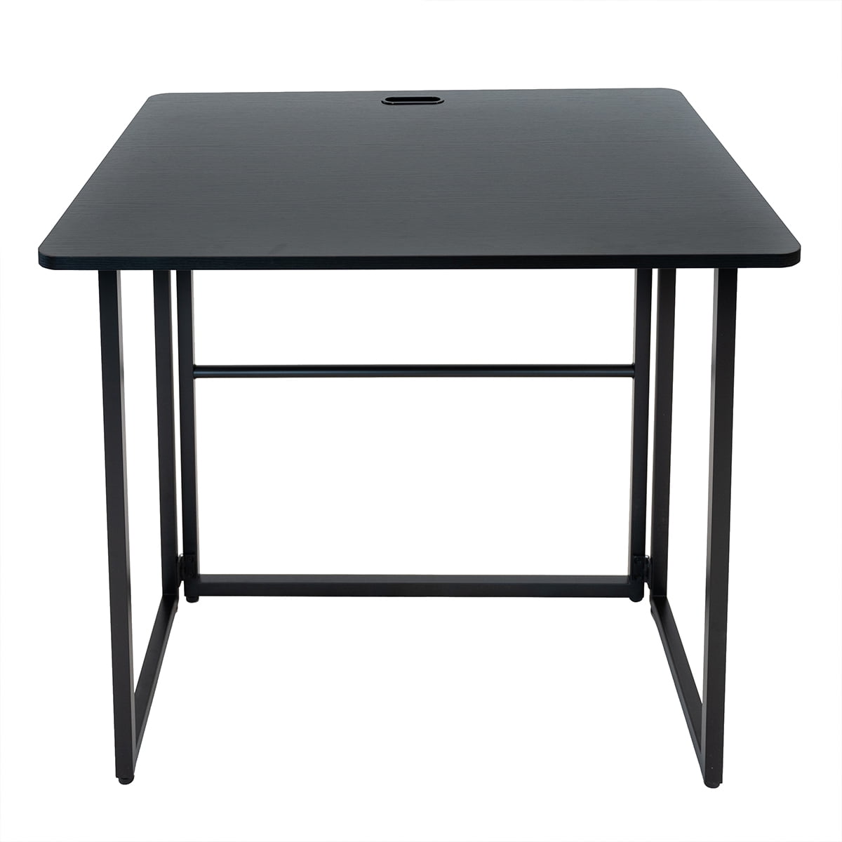 Portable Folding Desk with Carry Handle, Black Frame/Oak Top, 31" Wide ...